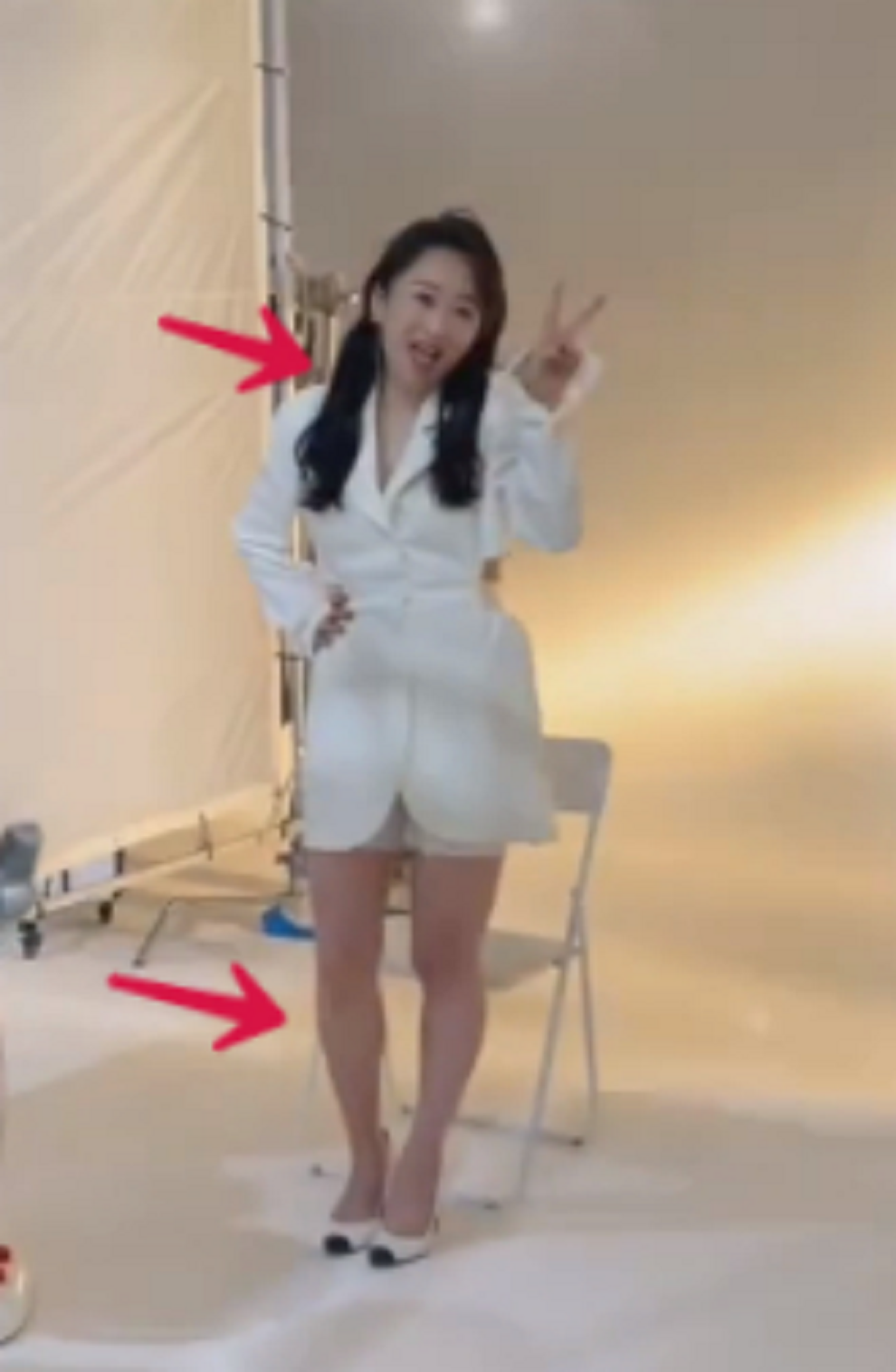 "Five Fairies" Yang Rui has a recent photo, her body is slightly out of ...