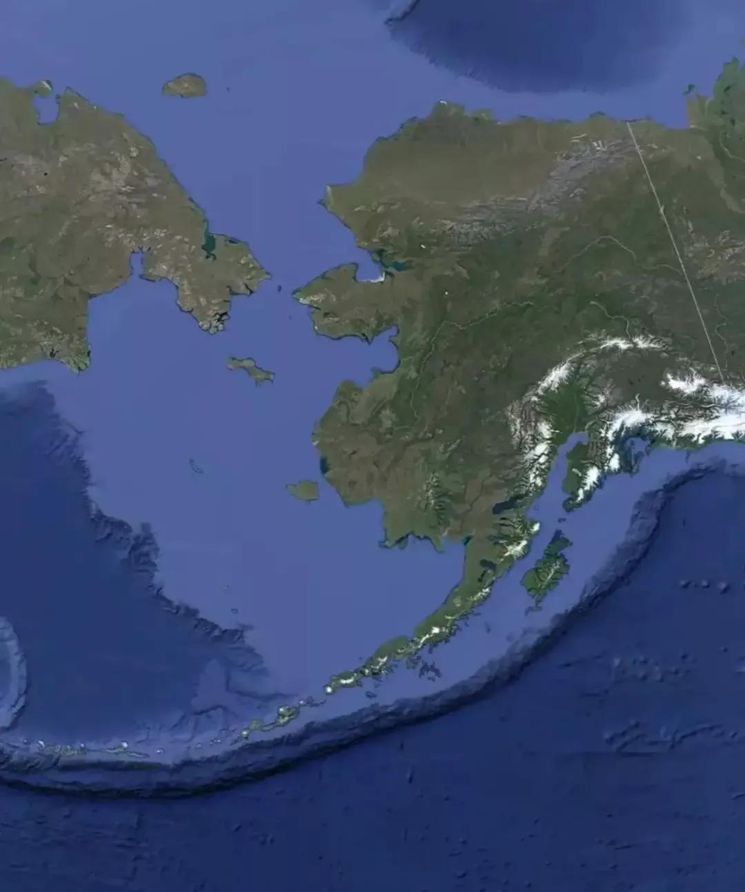 Lift up!The Chinese navy formation appeared in the waters near Alaska ...
