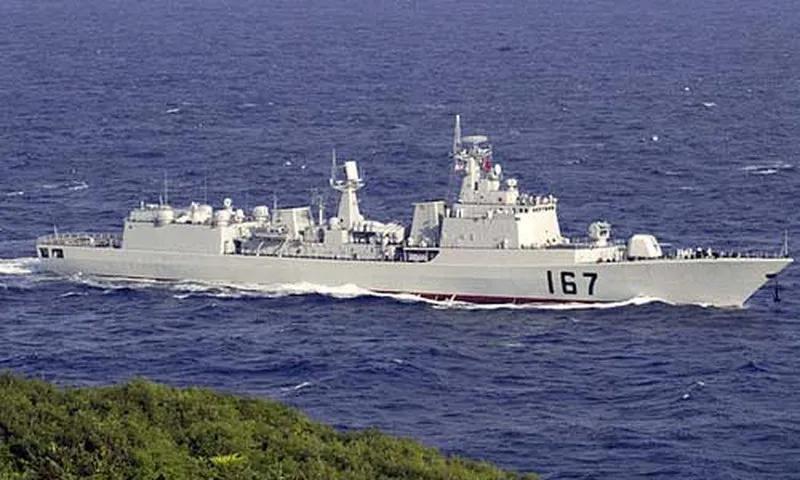 Twenty years ago, the 10,000-ton drive, the Type 059 "Dongfang" class ...