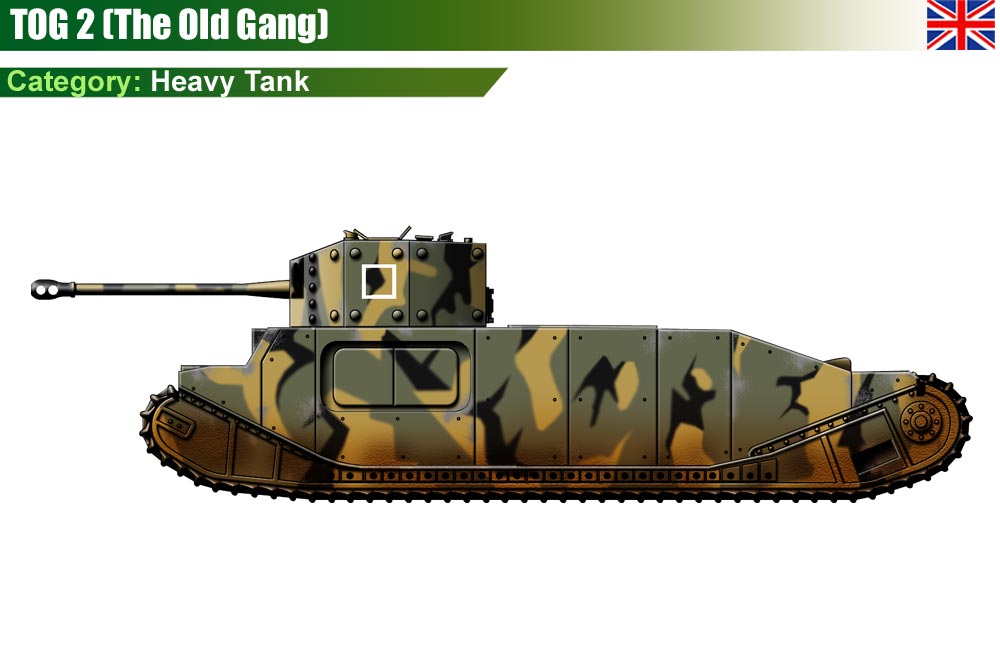 British TOG 1/2 heavy tank capable of transporting troops in World War ...