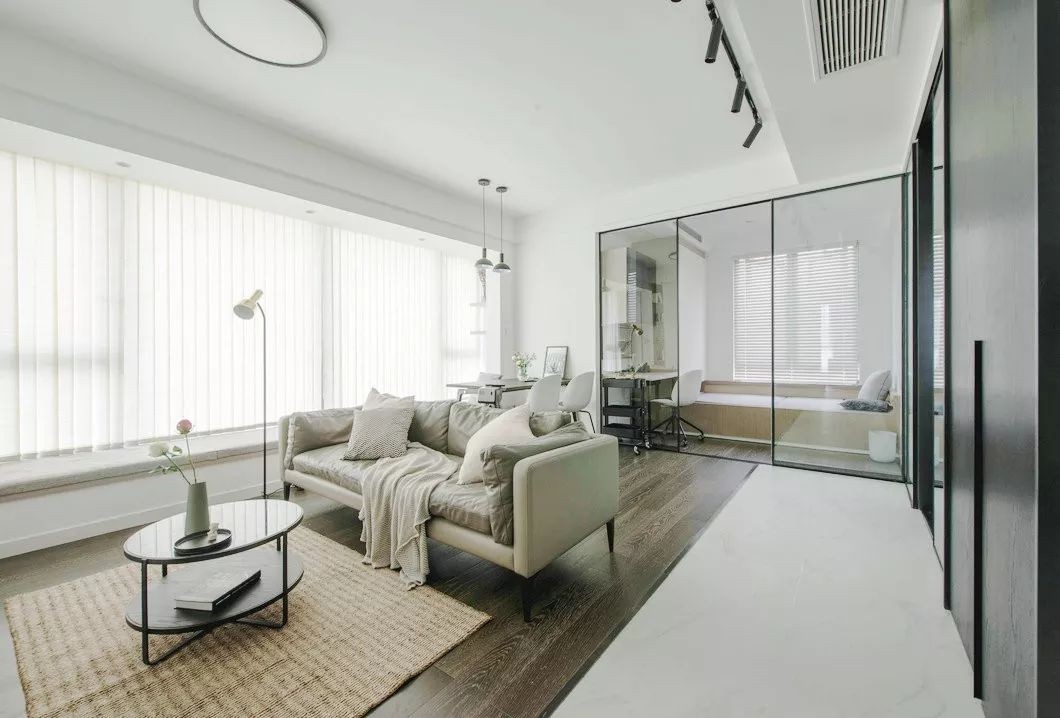 There is no bright color, 89 square meters pays attention to ...