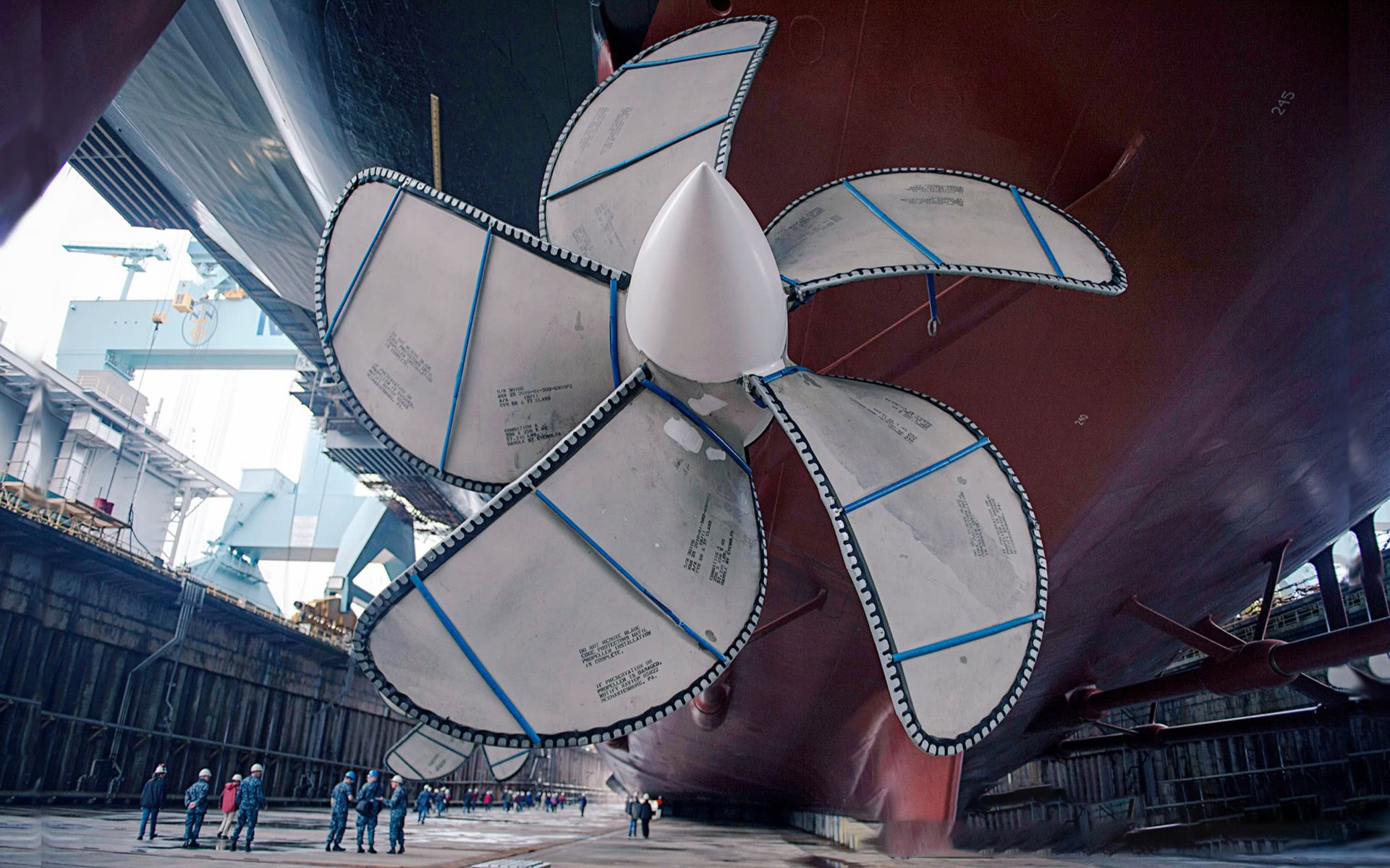 China has built the world's largest propeller with a diameter of 12 ...
