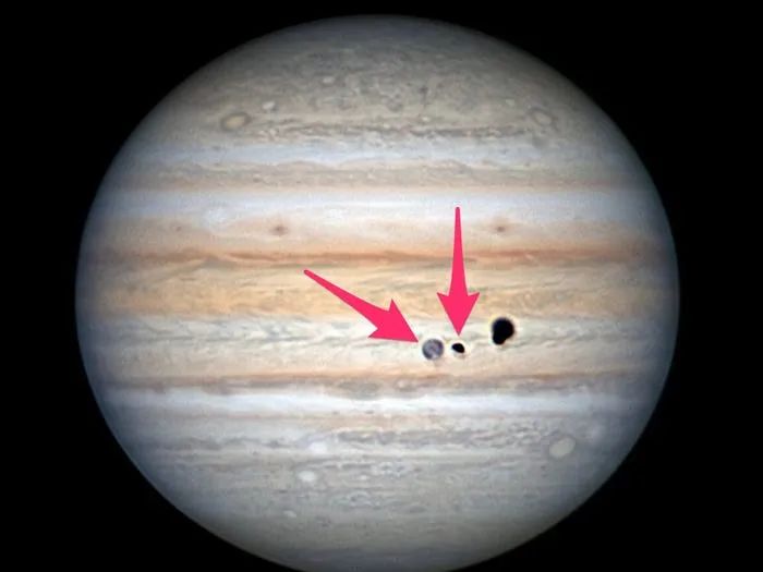 Even more spectacular than the Earth's solar eclipse!Jupiter staged a ...