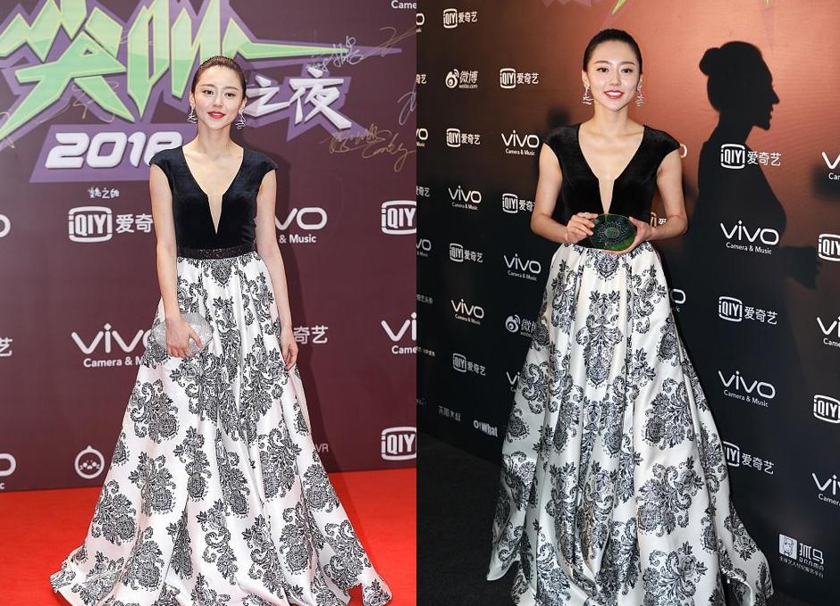 Huang Mengying dresses "one step to the stomach", and she dares to wear ...