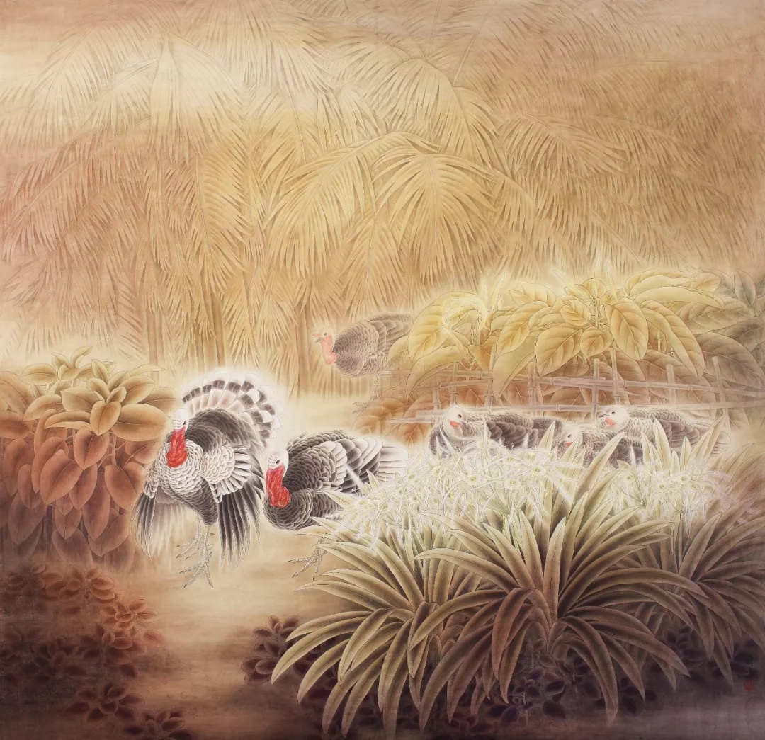 Painter Tang Xinyi's meticulous flower and bird painting works - iNEWS