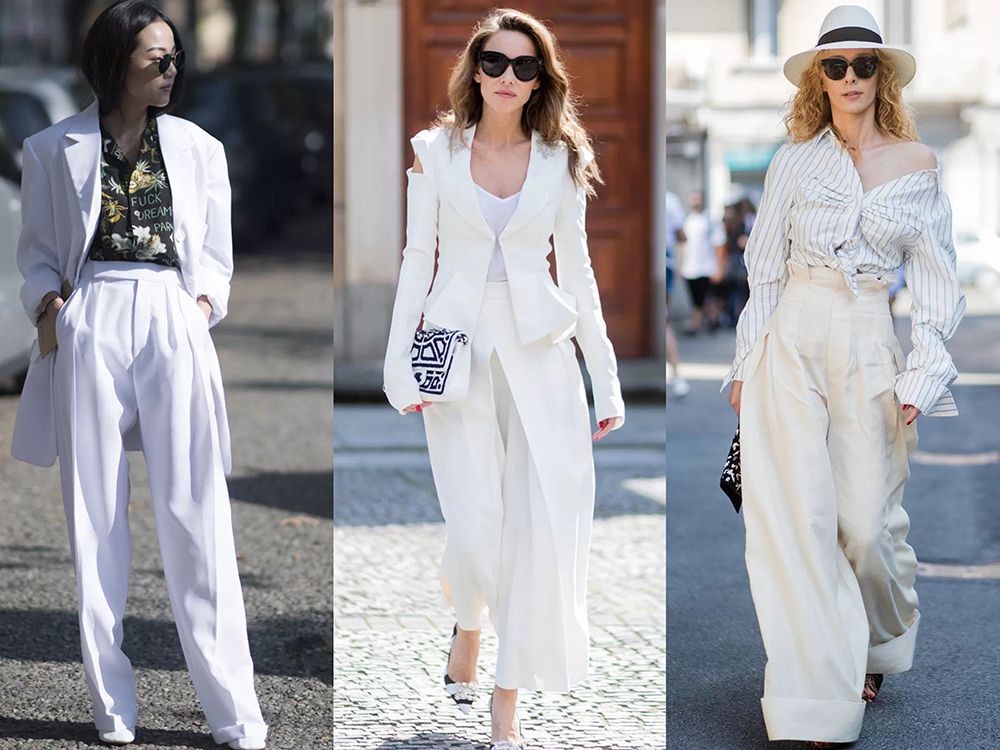 How to choose tops and shoes to match white pants?This dressing guide ...