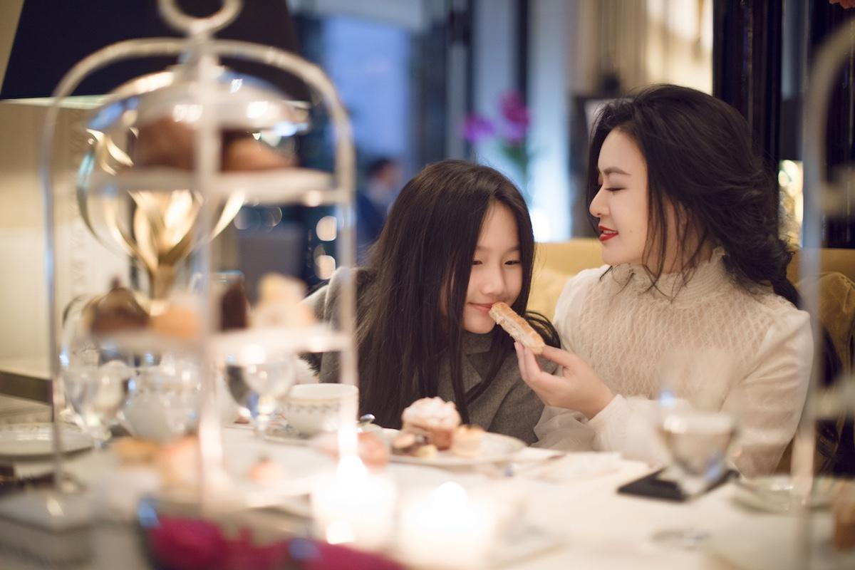 Tian Hai Rong is rich in daughters, 13 years old wears high-definition ...