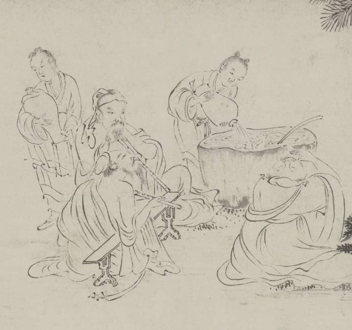 Tang Yin "Drinking the Eight Immortals in Li Gonglin" - iNEWS