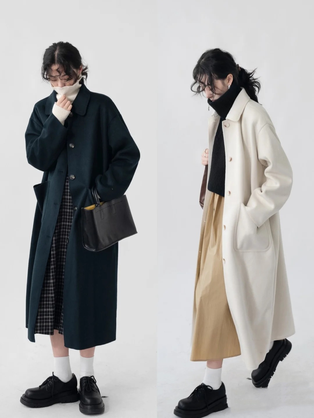 How to match elegant and generous coats to look better?Simple and ...