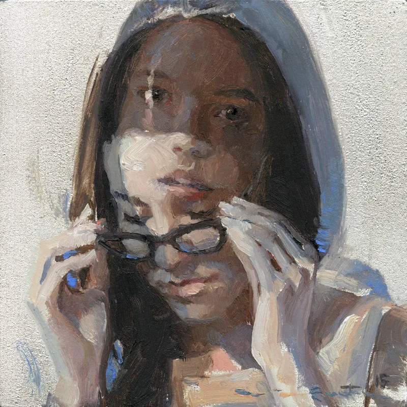 Human body oil painting inspired by multiple exposures of photography ...