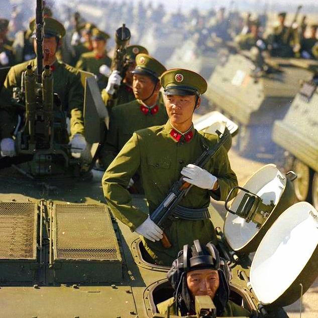 Deng Xiaoping's military parade in 1984, the first time the Chinese ...