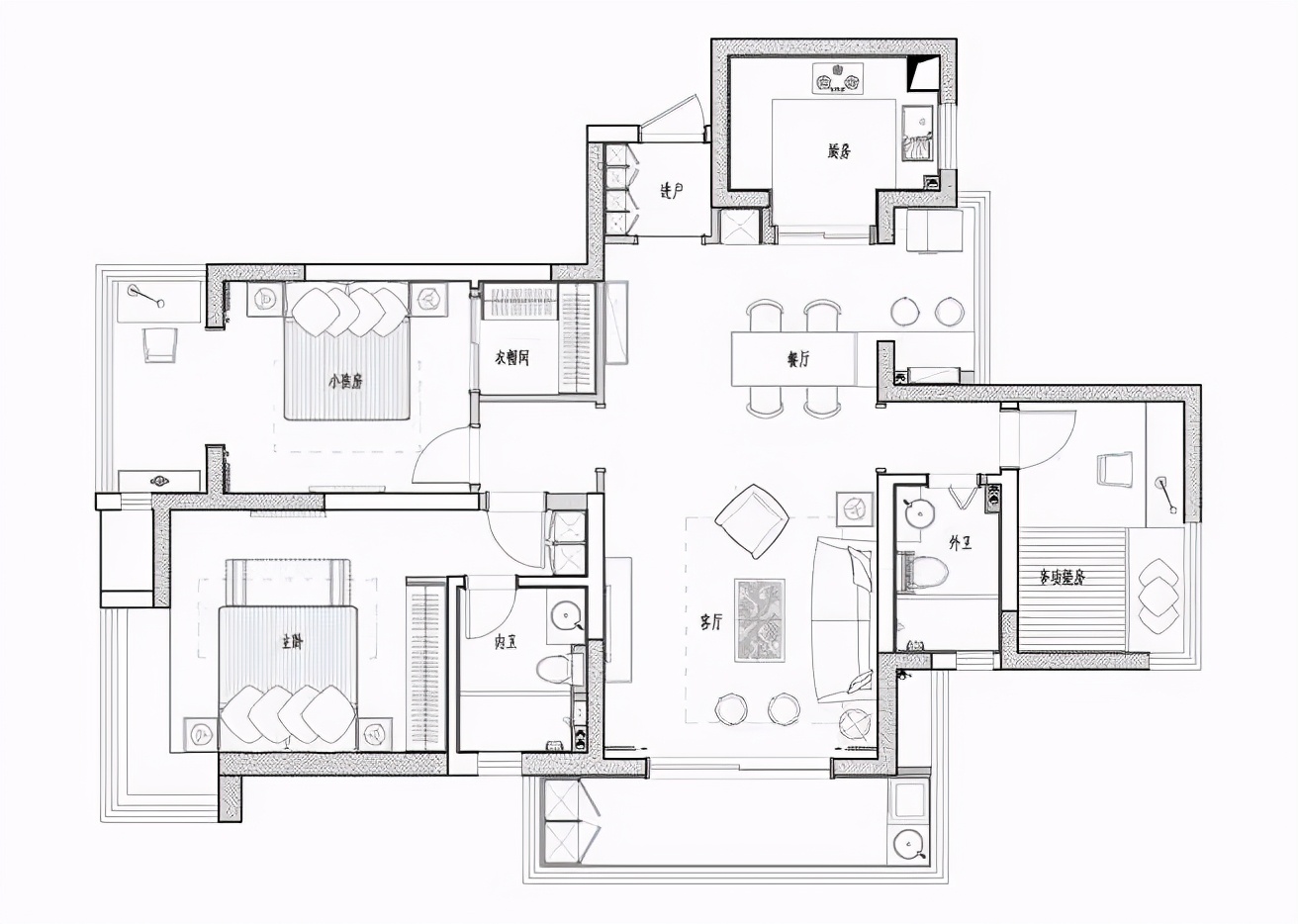 Fall in love with the Japanese minimalist style, the whole house is ...