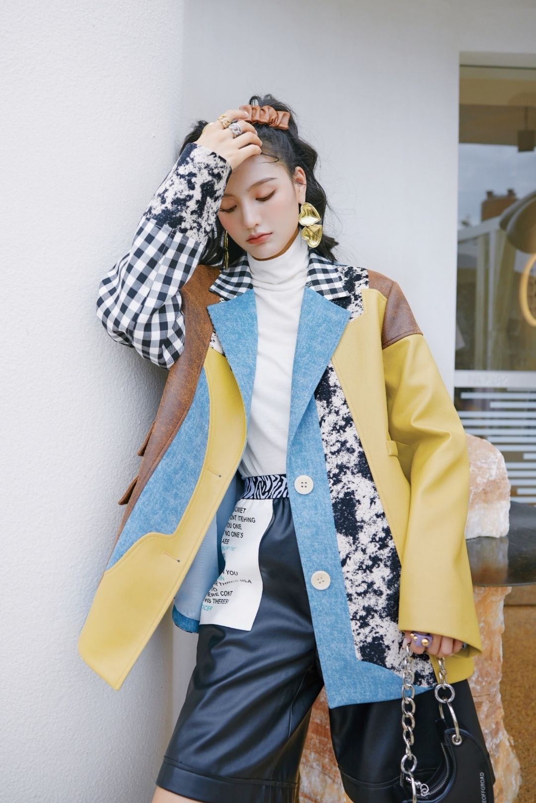 Autumn retro collocation, layered style, small level collocation, sure ...