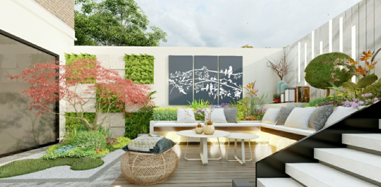How to design a courtyard of about 30 square meters?Share 5 tips to ...