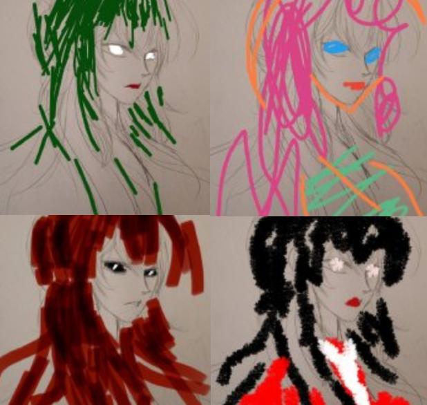 Yang Mishai is exquisite in hand-painting and drawing, using only a ...