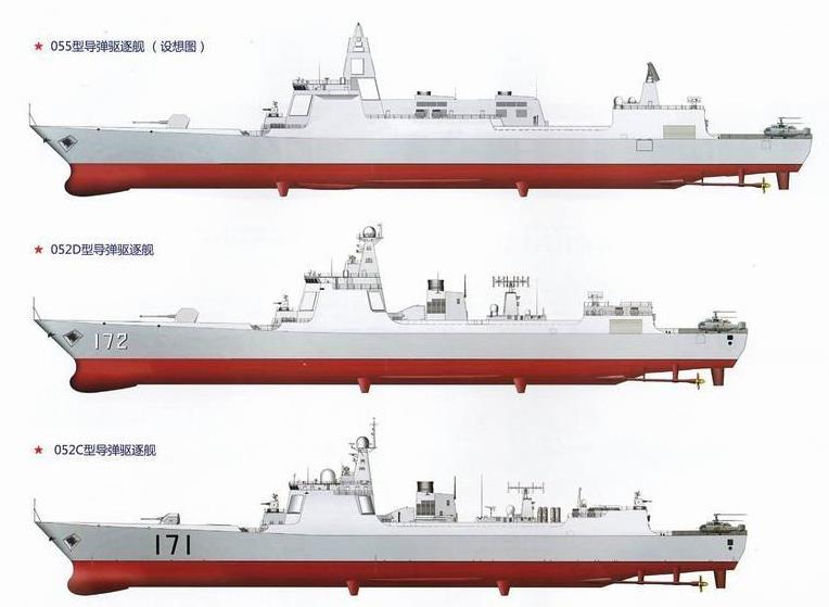 From the Type 055 formation crossing the Tsushima Strait, the status ...