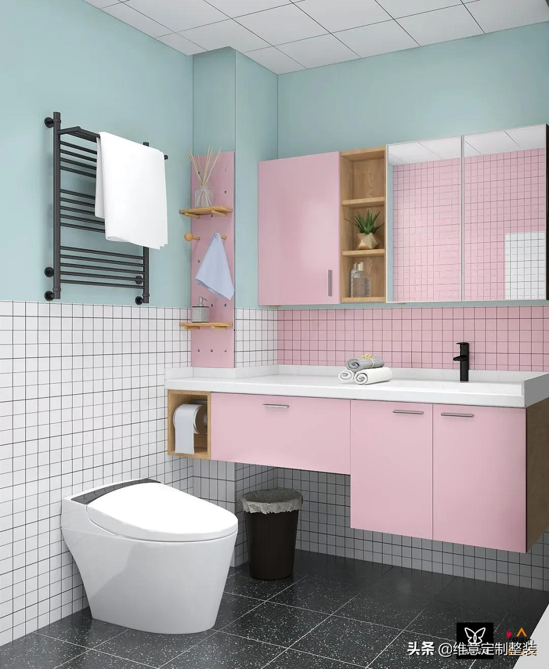 The 4m2 bathroom is so perfect, just copy it for the small apartment ...
