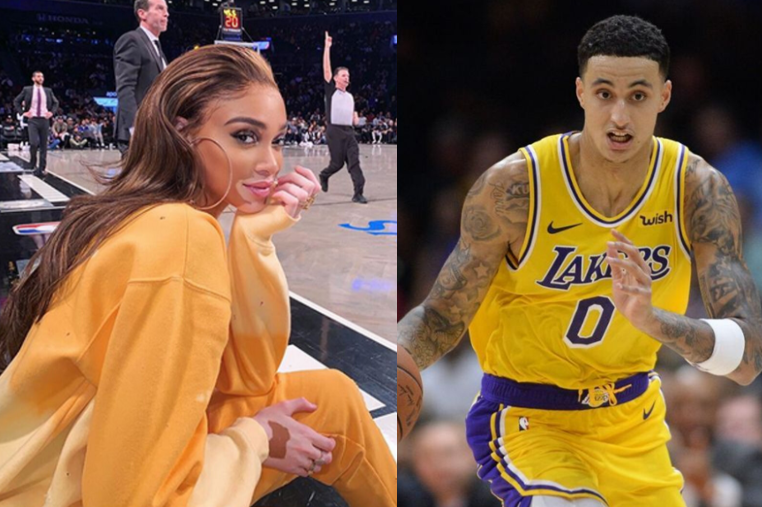 Kuzma's girlfriend watched the game on the spot, and she was not ...