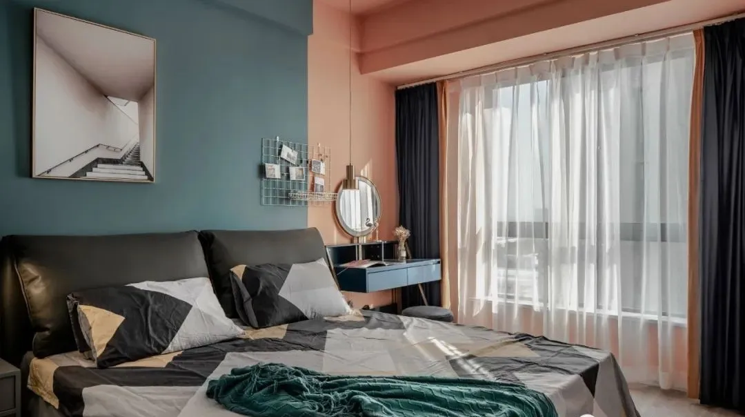 89 square meters modern Nordic style three-bedroom house, 100,000 yuan ...