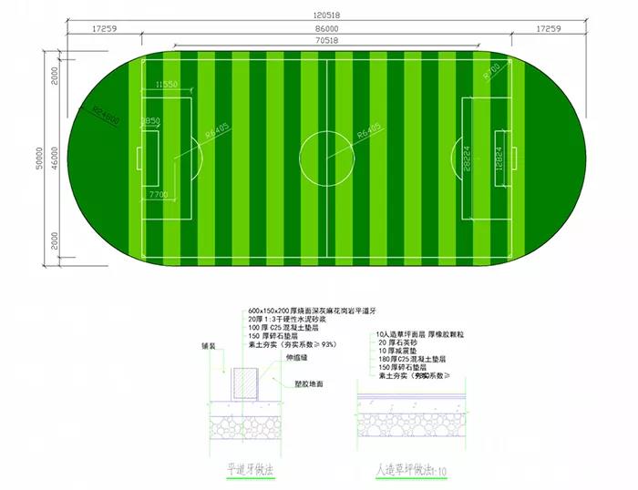 How to look at CAD construction design drawing of artificial turf ...
