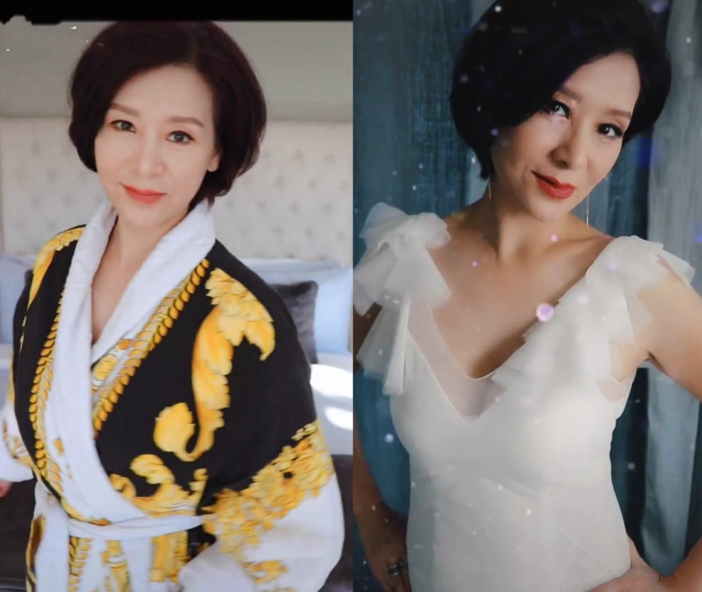 57-year-old Xia Wenxi showed up, the fat on the waist appeared and the figure is no longer good ...