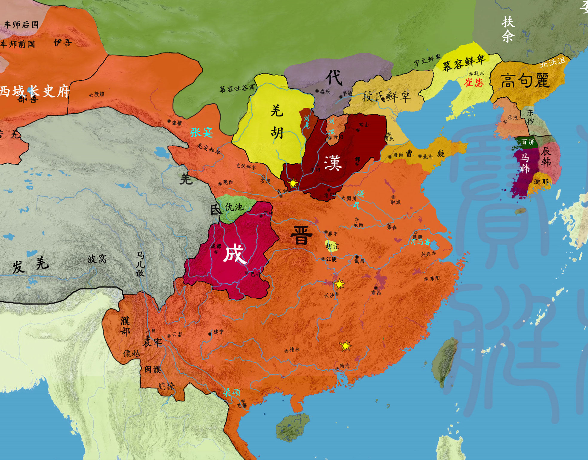 Looking at the evolution of the Sixteen Nations from the map: How did ...
