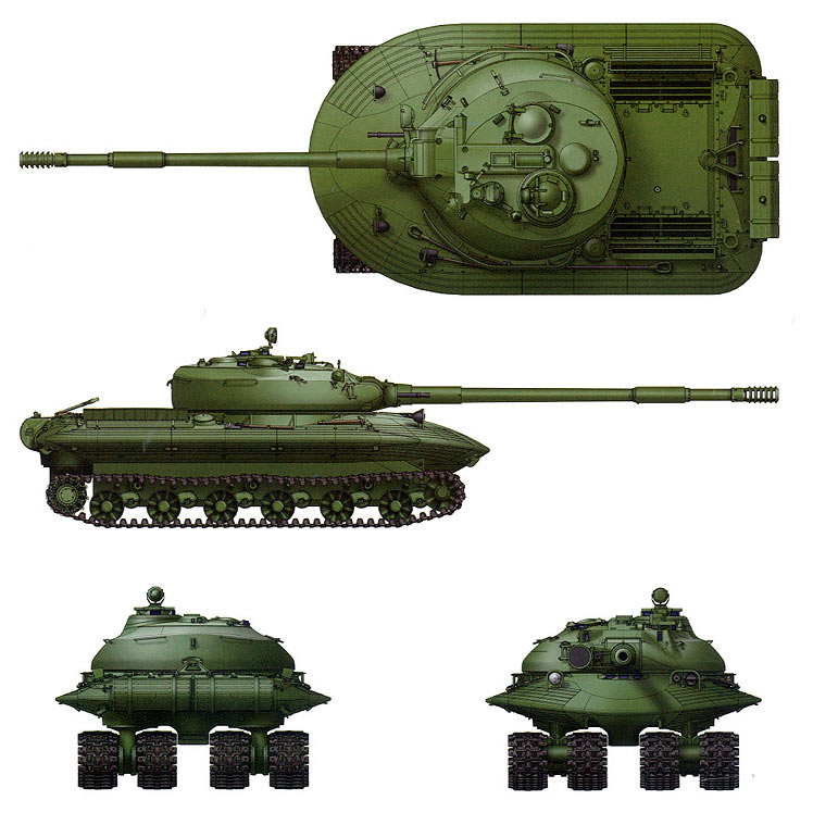 One is more weird! In the design of the doomsday nuclear battle tank ...