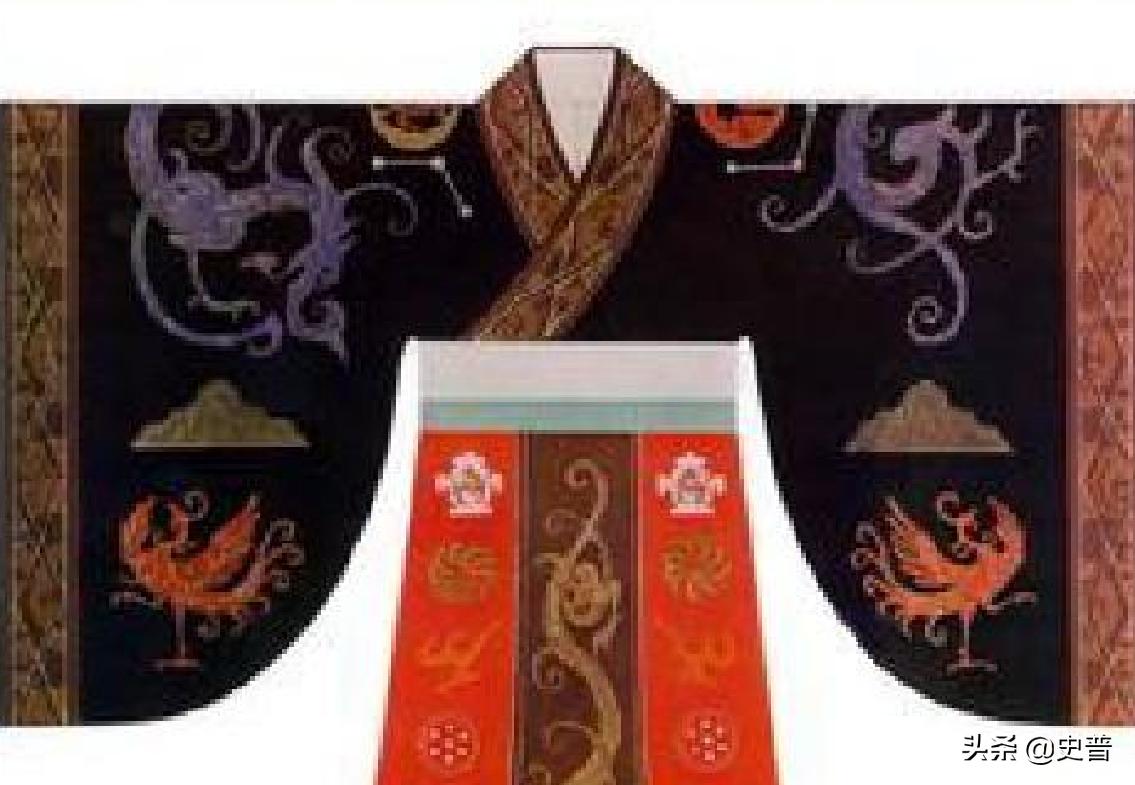 Look at the collar and sleeve shape of Hanfu from the word "leader" and ...