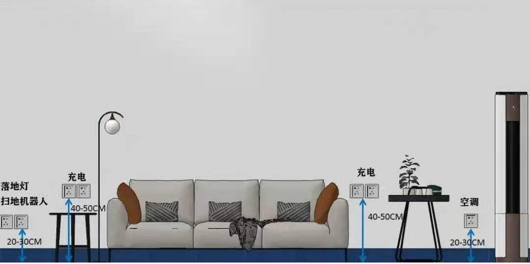 15 layout diagrams of switch sockets in the whole house, dry goods ...