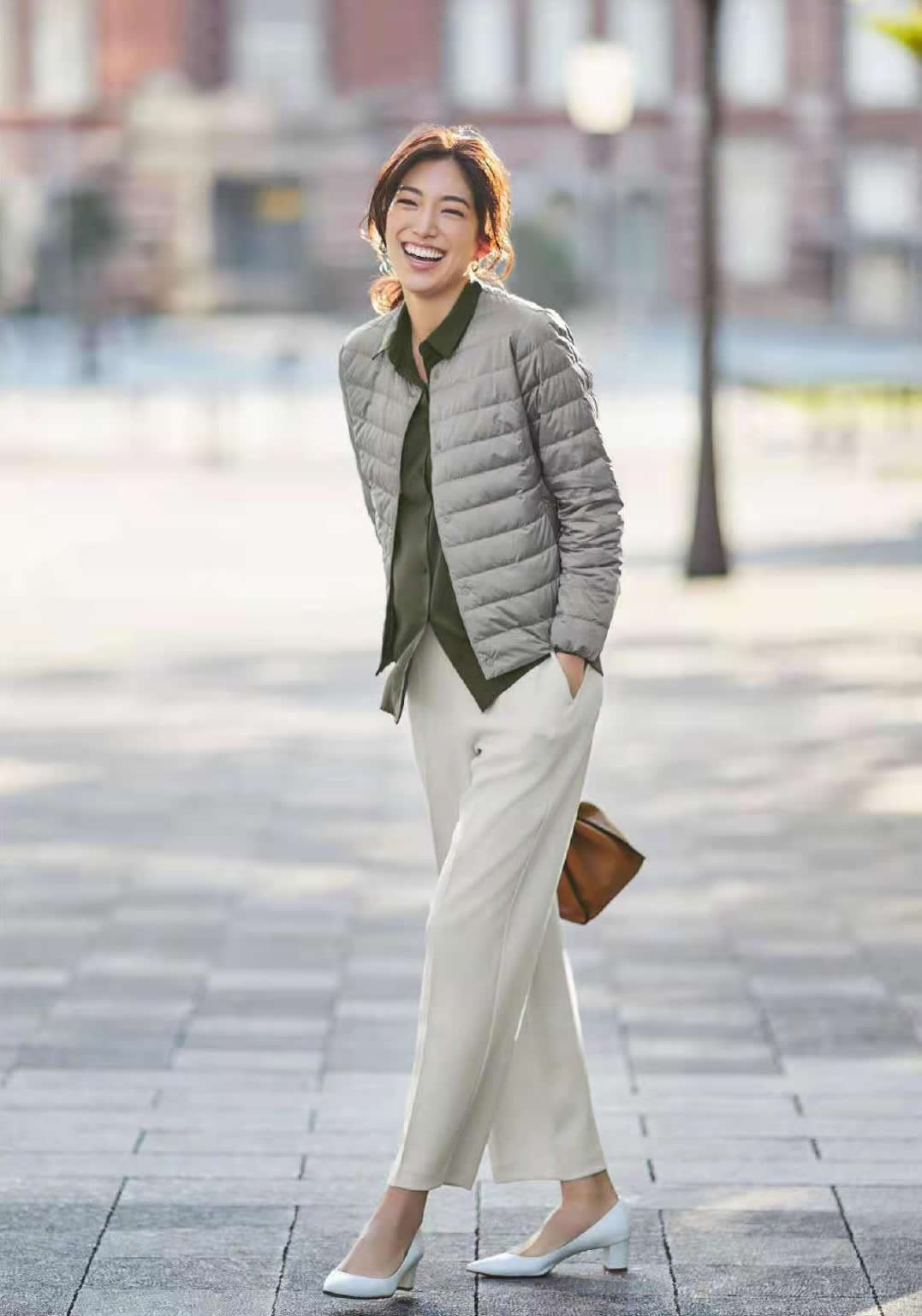 Take the Japanese Uniqlo, 2021 early spring "big woman style" to wear ...