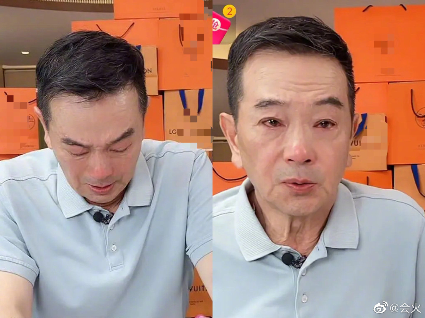 The old drama bone Zhang Chenguang burst into tears in the live ...