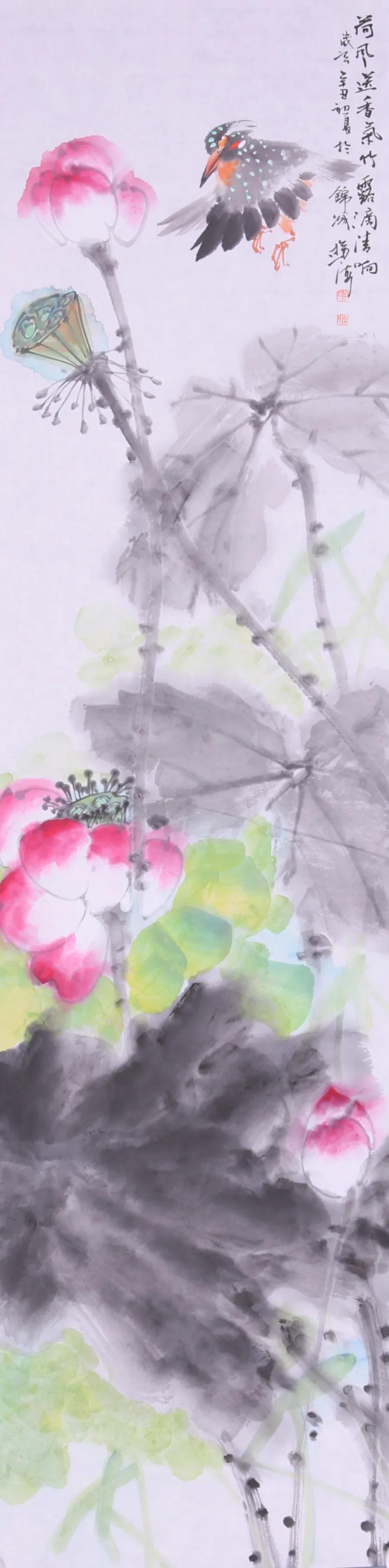 "De First Floor" Chinese famous ink painting Danqing special - iNEWS