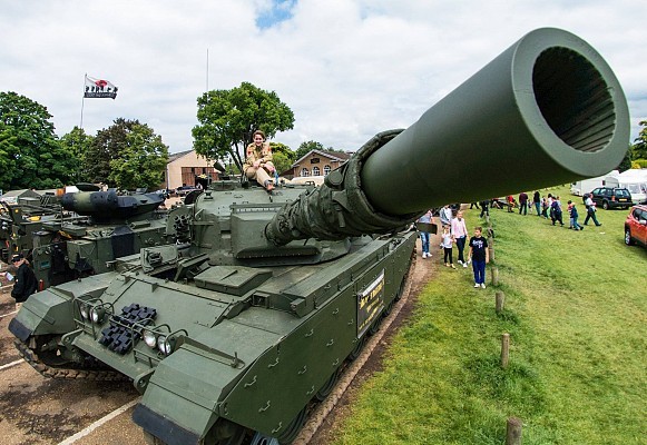 The L7 105mm rifled gun technology introduced in the last century is ...