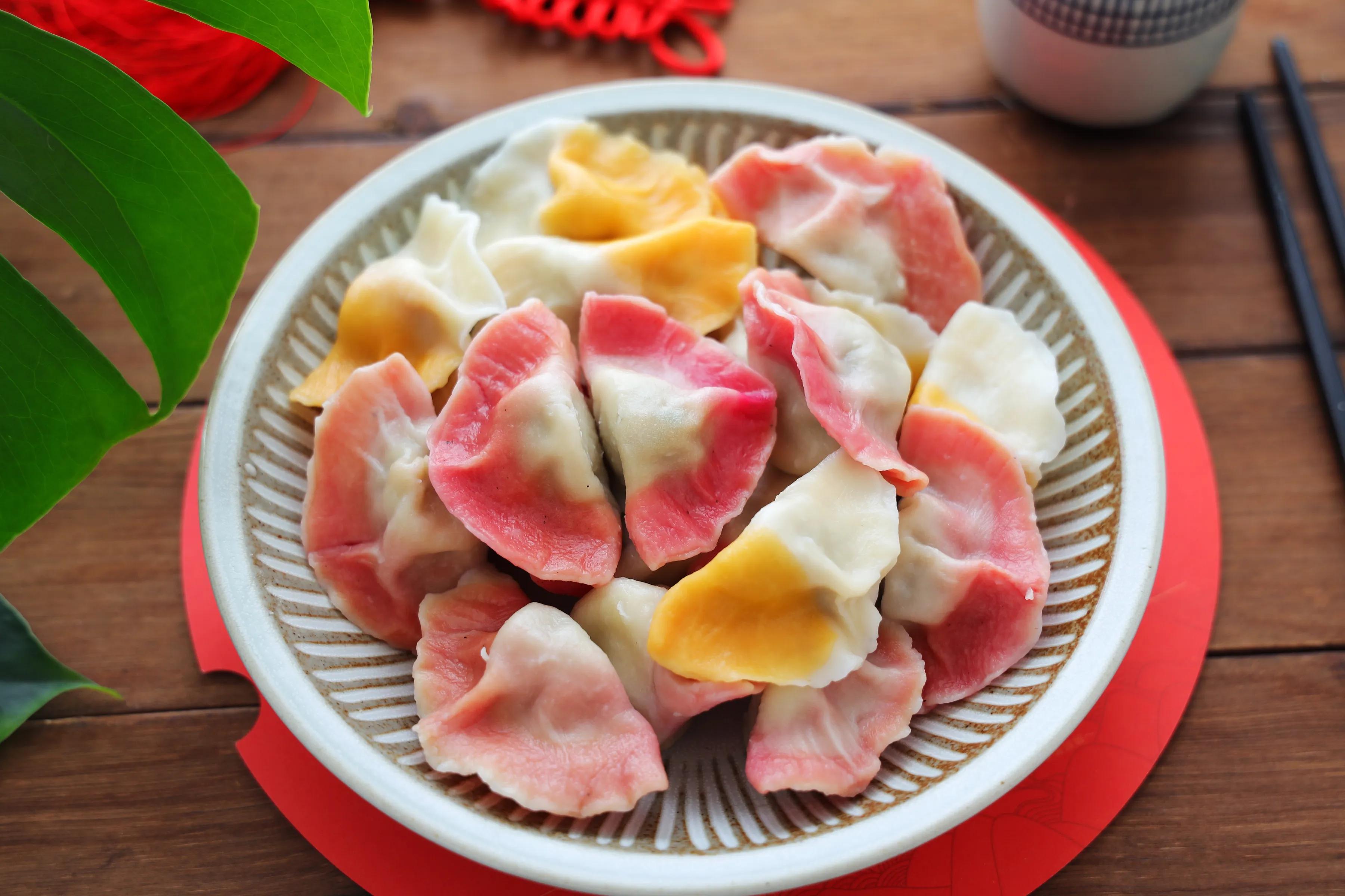 Eat colorful dumplings in the New Year to make good luck, teach you the ...