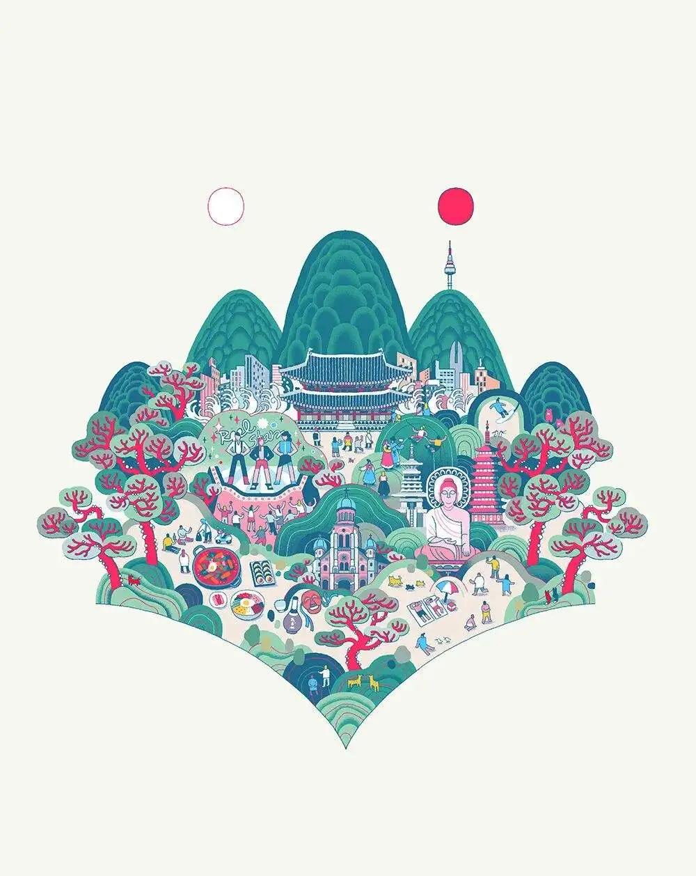 Works by Korean illustrator Jisu Choi - iNEWS