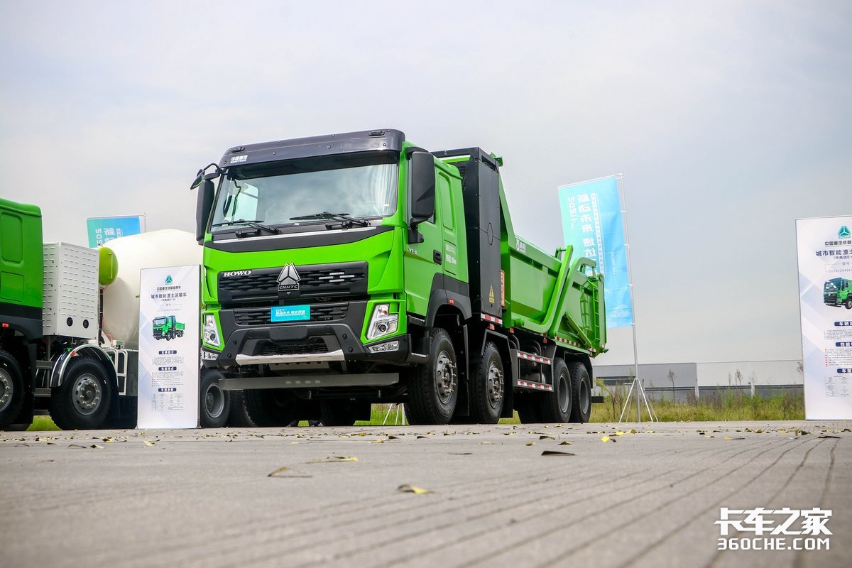 Complete the "replacement" in 5 minutes!Howo V7-X electric dump truck ...