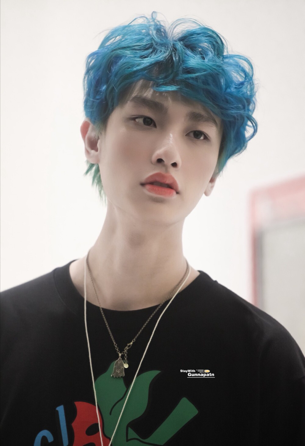 Thai boy blue hair style: sweetheart yyds, Mr. Miao is easy to control ...