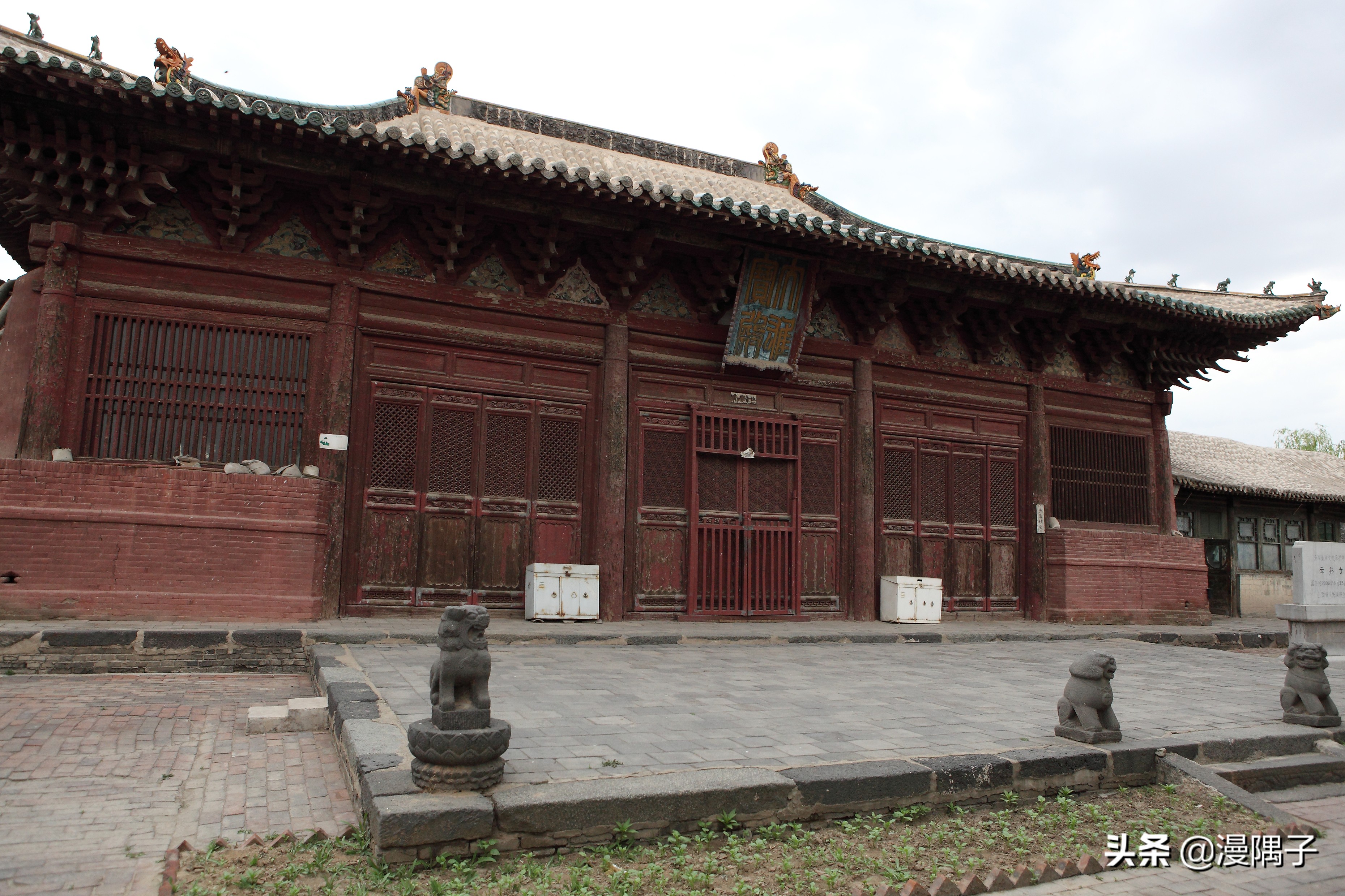 Yanggao Yunlin Temple, a medal of military merit from the game emperor ...
