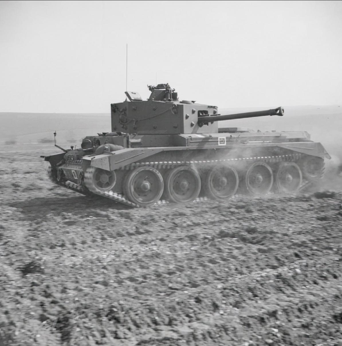 The fastest tank "Cromwell" in World War II, other tanks simply can't ...