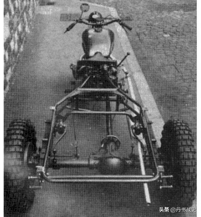 The World War II Belgium military three bunge fn tricar, the truck is ...