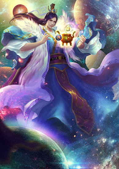 The king of the gods in Taoist mythology governs the three realms and ...