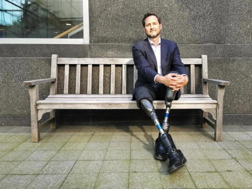 Hugh Herr, the master of bionic prostheses, developed a magnetic micro ...