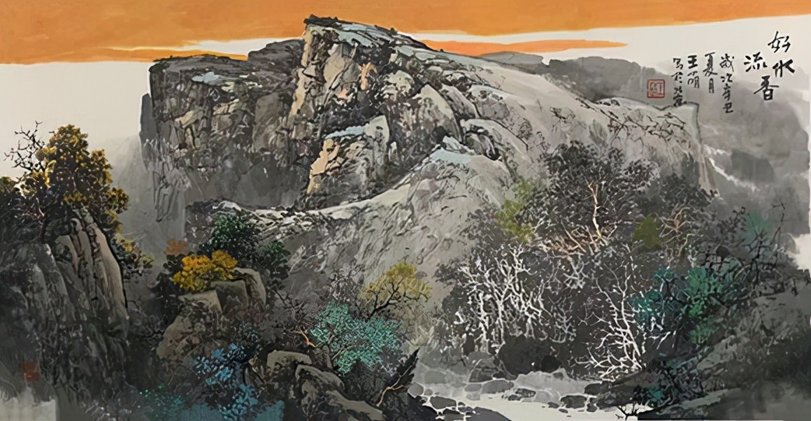 Painter Wang Meng's pen and ink expresses the essence of orchid heart ...