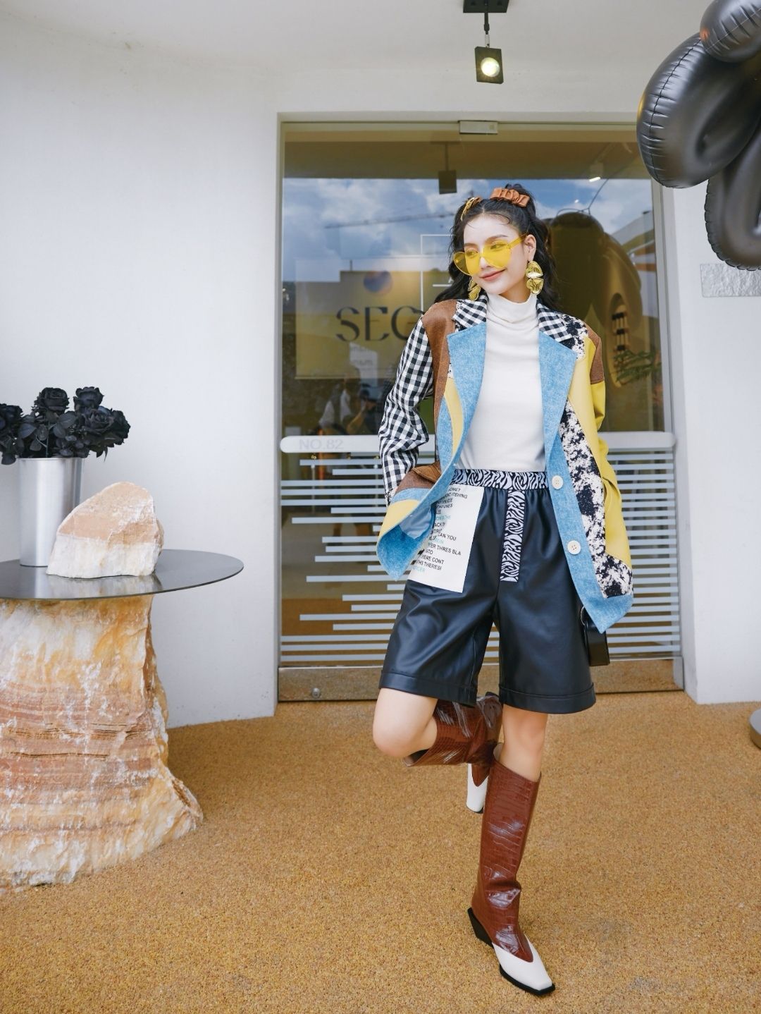 Autumn retro collocation, layered style, small level collocation, sure ...