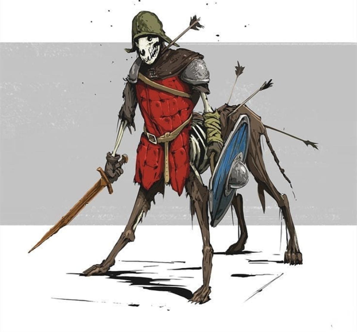 The dog has become a centaur, cute and strong coexist, Corgi's short ...