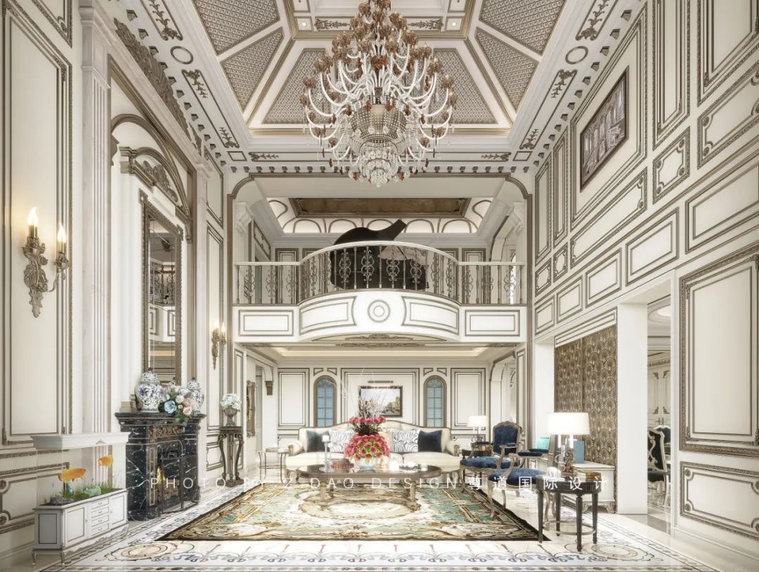 The side view of the mansion villa is well designed to make your home ...