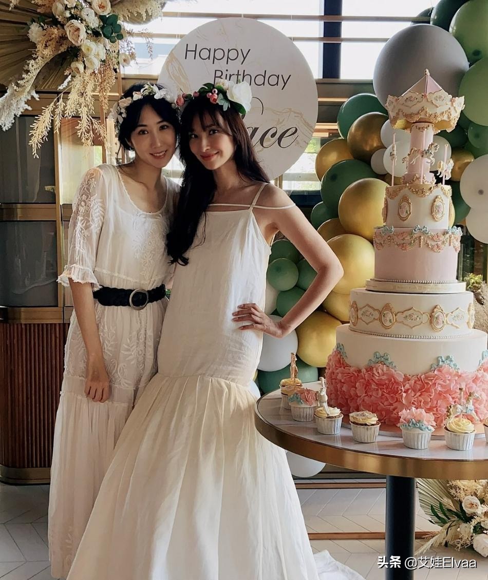 Pace Wu celebrates her birthday in the mansion, and she wears a dress ...