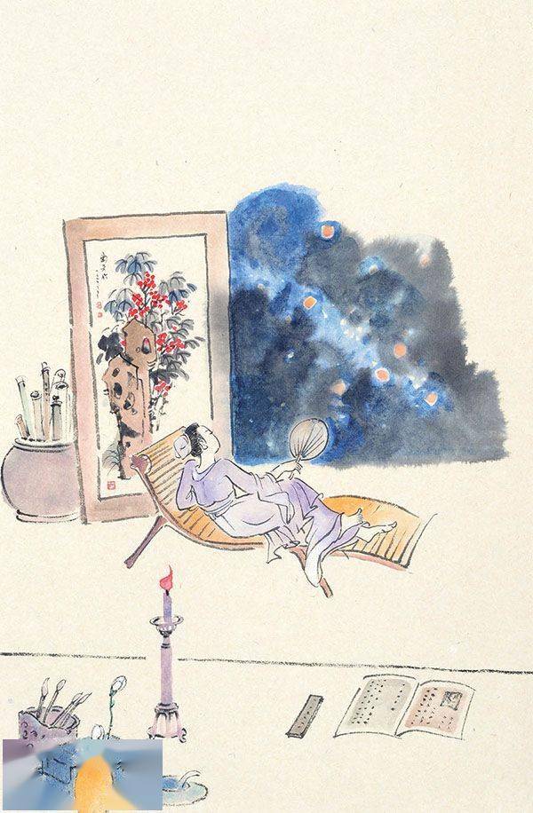 The one who wrote the autumn night best was the little Du from the Tang ...