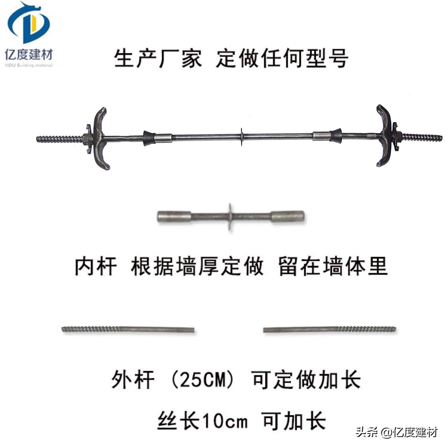 The external wall through the wall screw does not need a water stop - iNEWS