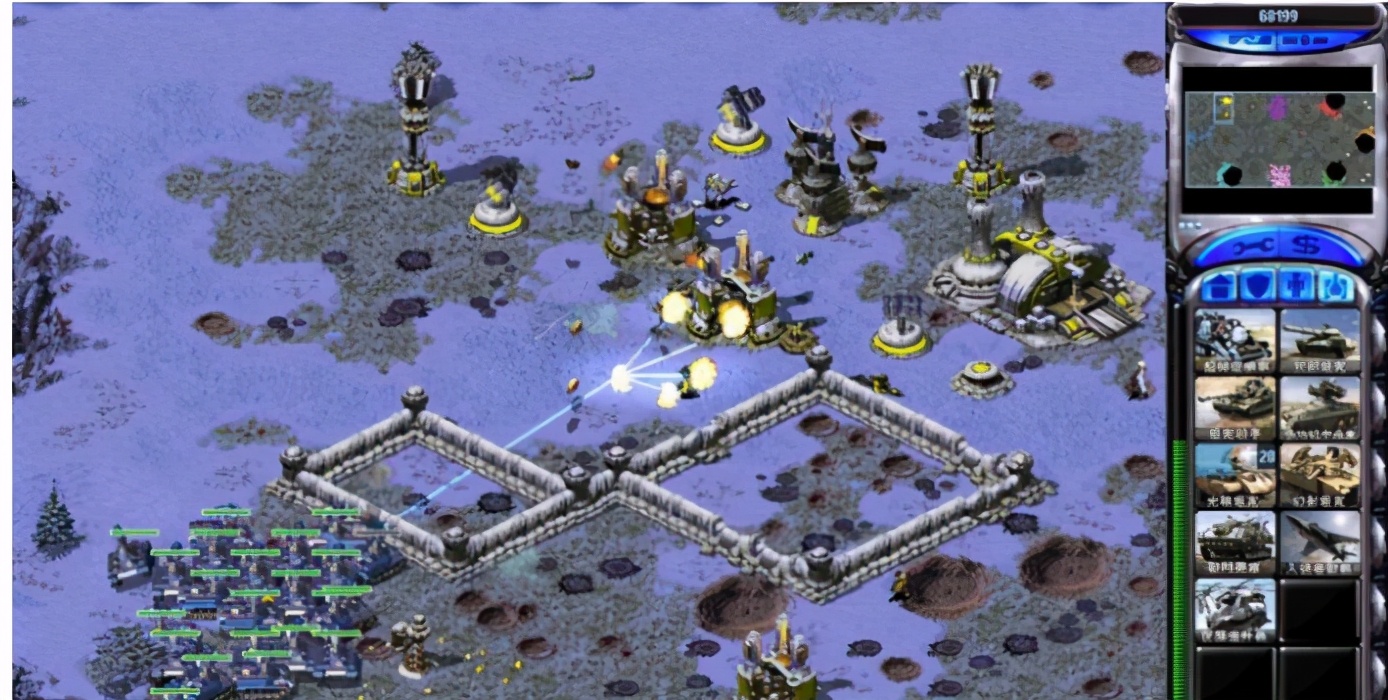 Red Alert 2: Facing the ridged tank group, the Dreadnought-class ...